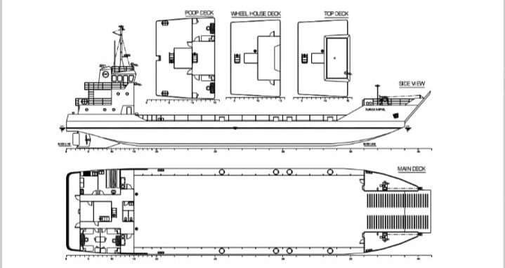 HOS#200 | 1997 | Landing Craft - LCT Cargo Vessel w/ Completed DD ...