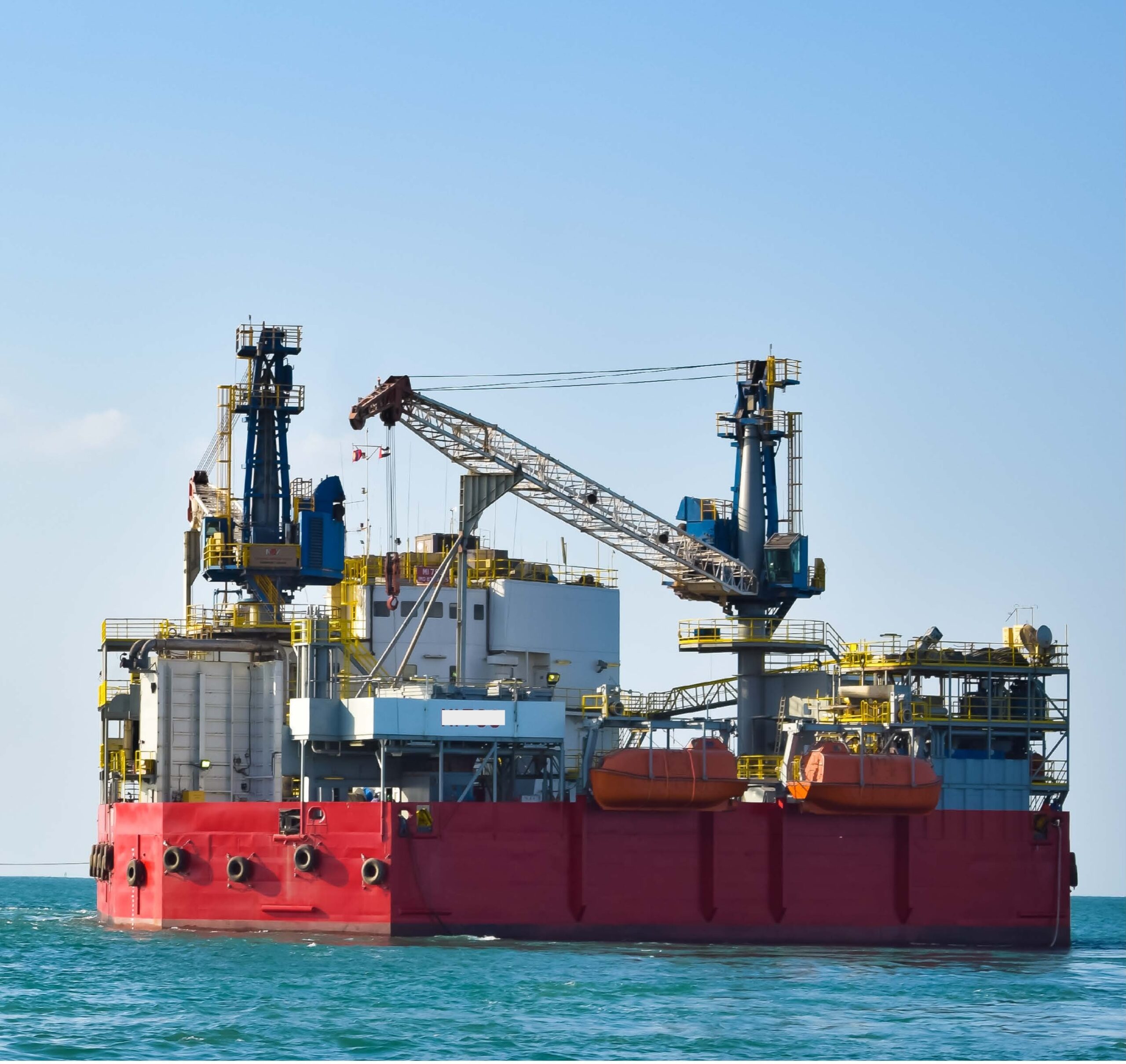 HOS#352 | 100 Men/ 8-Point Mooring Snubbing Support Accommodation Crane ...